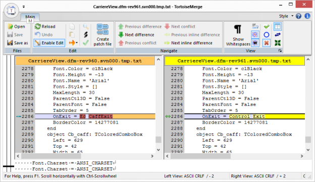 How To Compare C Builderdelphi Dfm Binary Files With Tortoise Svn Coding Notes